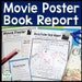 Movie Poster Book Report Template, Book Report Activity, Book Report ...