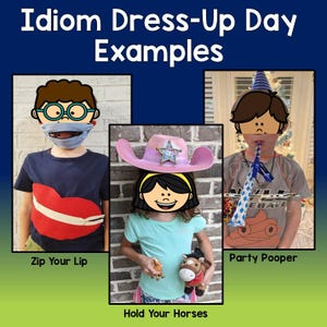 Idioms Dress up Day | Kids Dress up as Idioms Activity | Idiom Parade ...