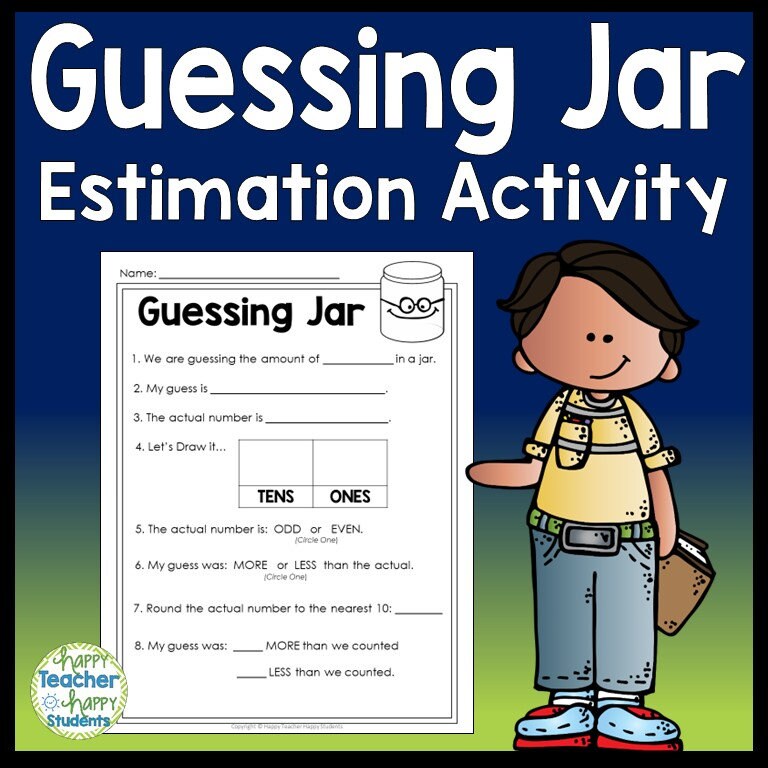 Guessing Jar Estimation Activity 101 Guessing Jar Ideas Included Guess ...