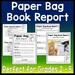Paper Bag Book Report Template | Decorate a Paper Bag Based on Fiction ...