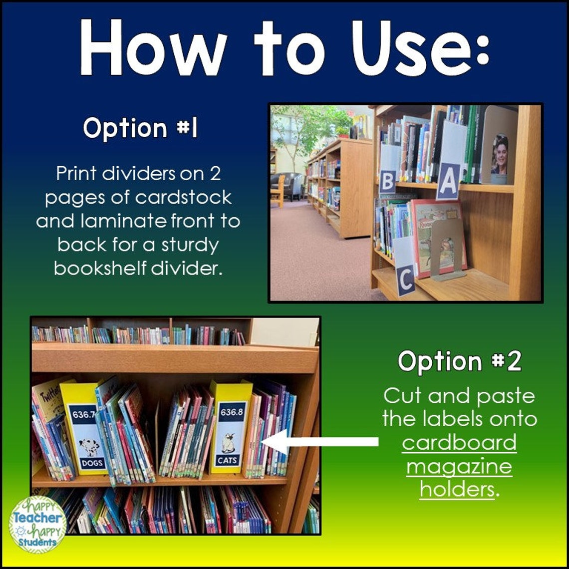 Biography Library Shelf Dividers: Classroom Library Labels for ...