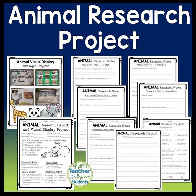 Animal Report | Animal Research Report & Display | Animal Research ...