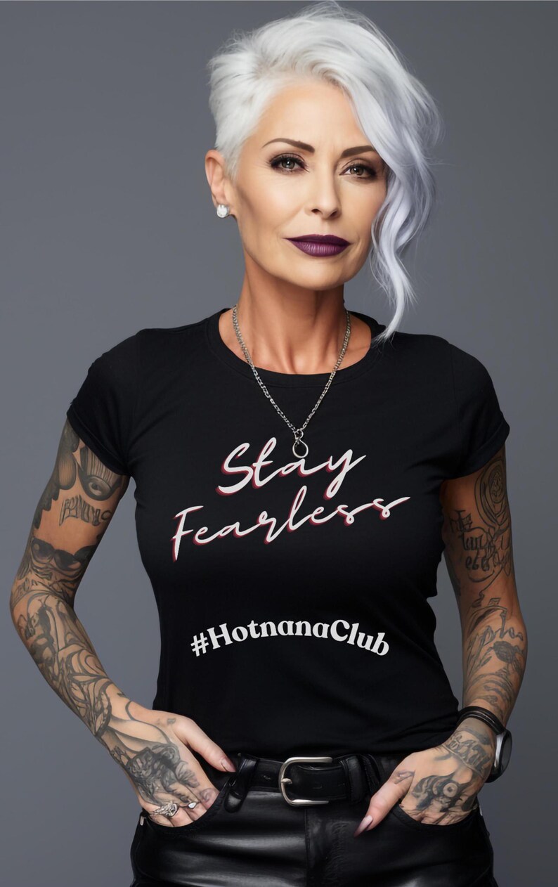 Fearless Grandma Tee, Stay Fearless Nana Shirt, Nana Club Apparel, Nana ...