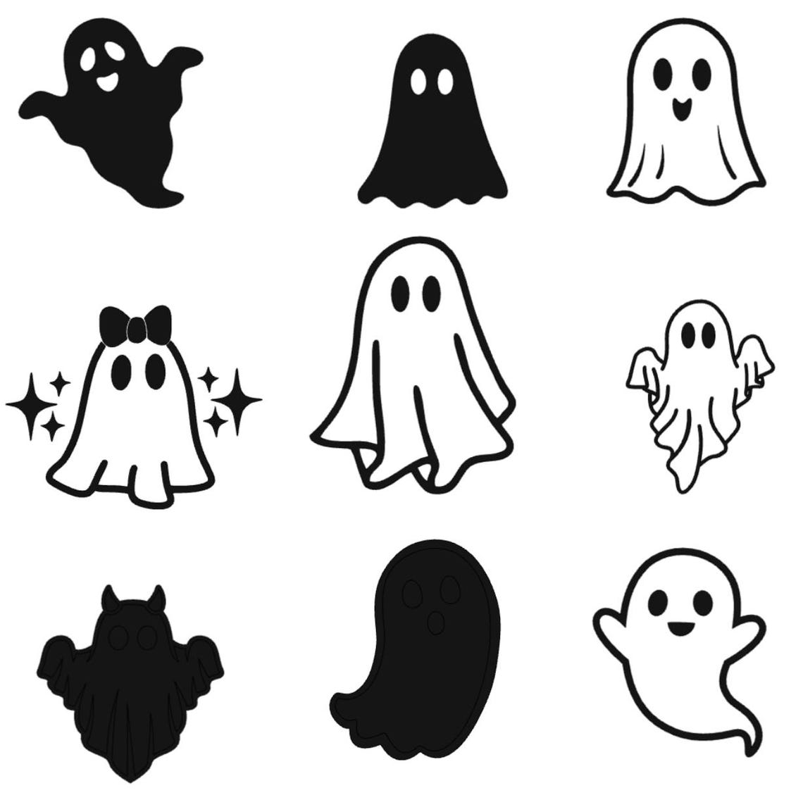 Cute Halloween Ghosts Decals - Laptop or Phone Stickers - Etsy