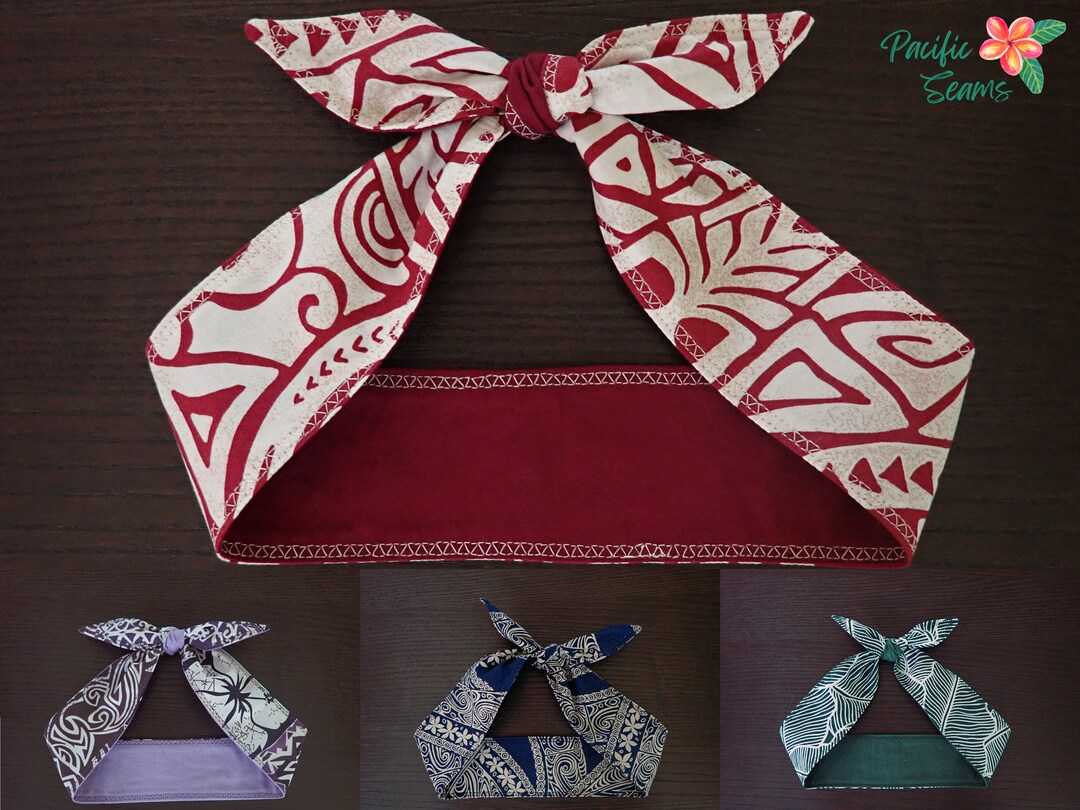Tropical Hawaiian Headbands | Tattoo-style Headbands | Various Colors ...