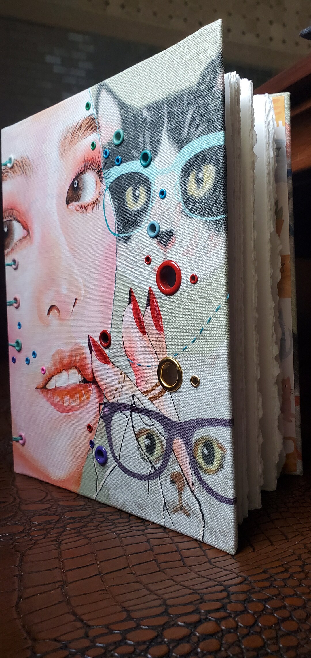 Demon Hunter Inspired, Blank Journals, Scrapbooking Original Art - Etsy