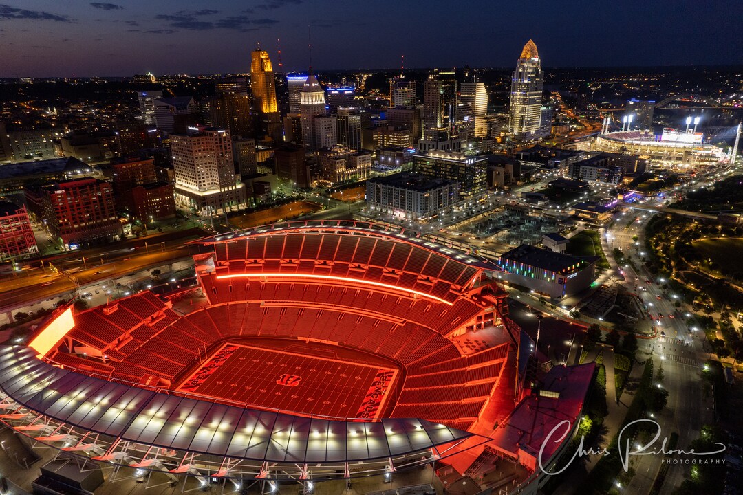 Cincinnati Bengals Paycor Stadium PRINT ONLY Fine Art Paper Frame Not ...