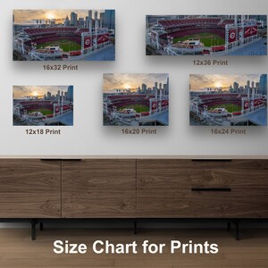 Cincinnati Reds Great American Ballpark PRINT ONLY Fine - Etsy