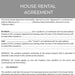 House Rental Agreement, Residential Lease, Rental Agreement, Lease ...
