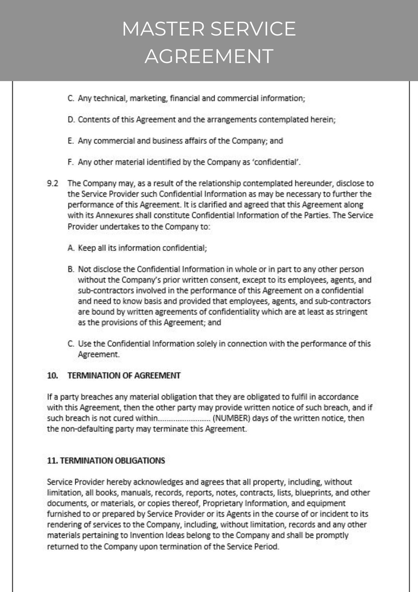 Master Service Agreement - Etsy