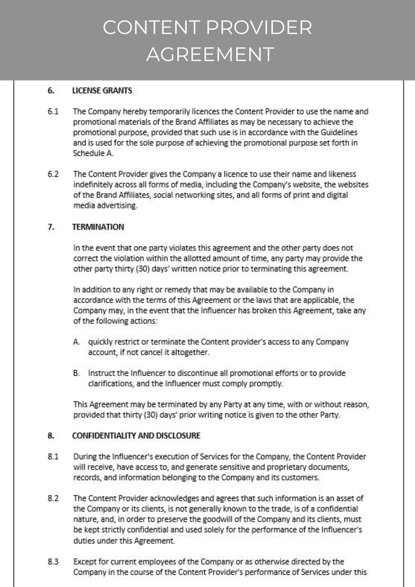 Content Provider Agreement - Etsy