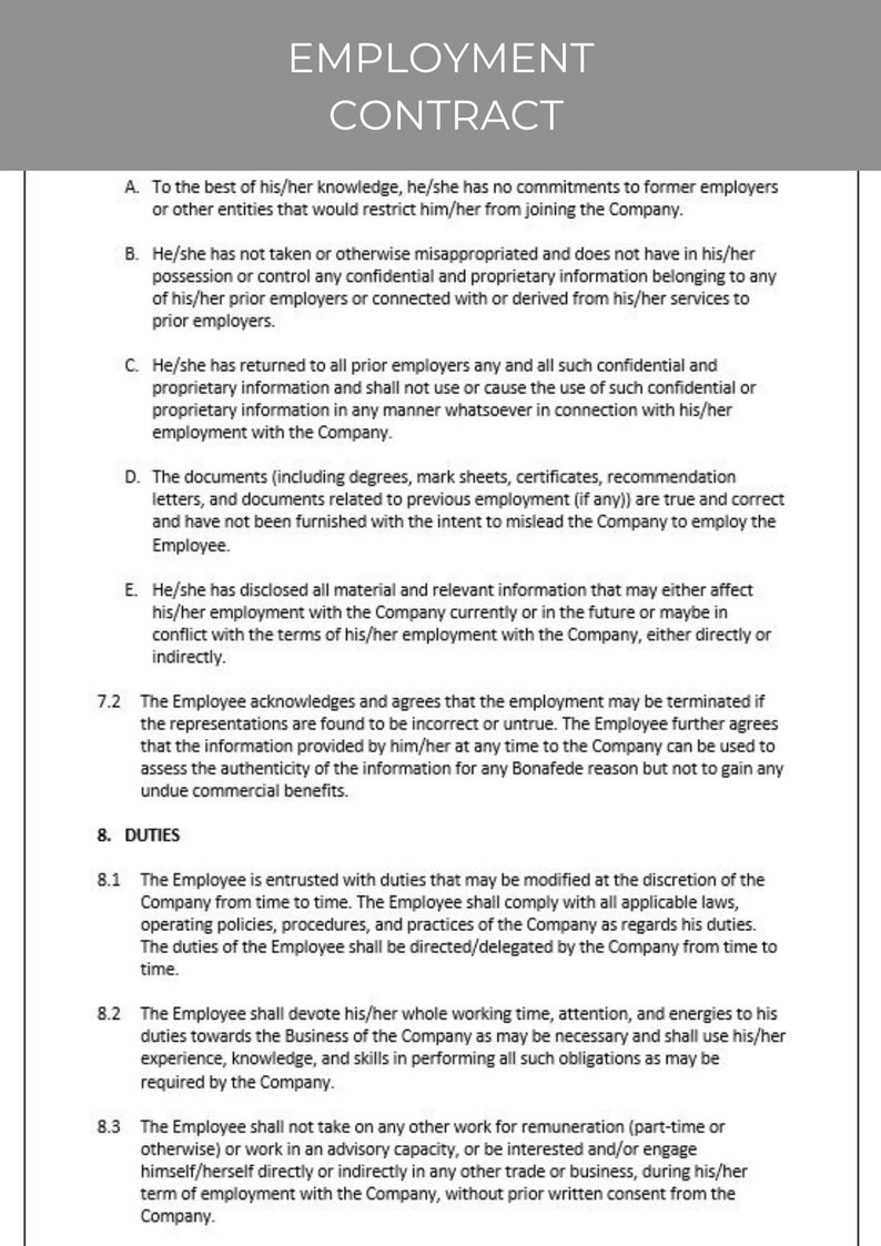 Employment Contract - Etsy