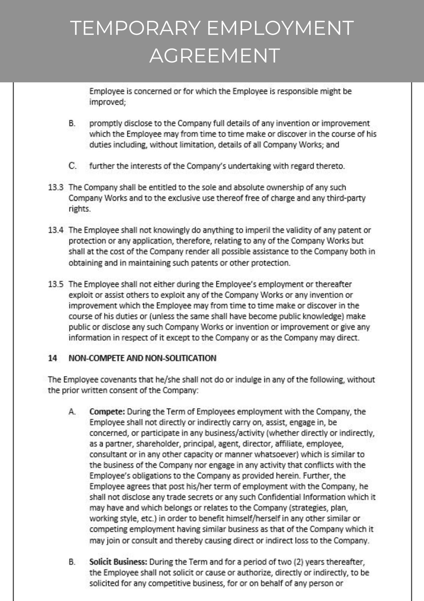 Temporary Employment Agreement - Etsy