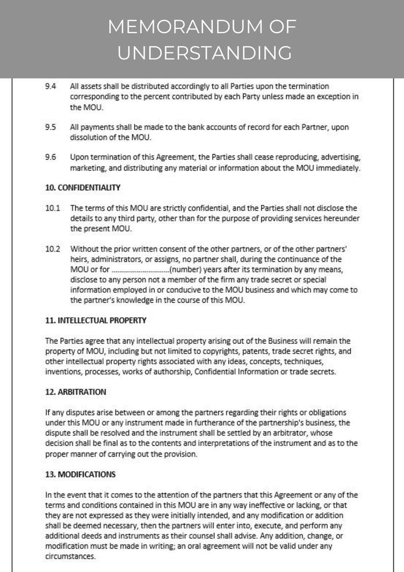 Memorandum of Understanding - Etsy