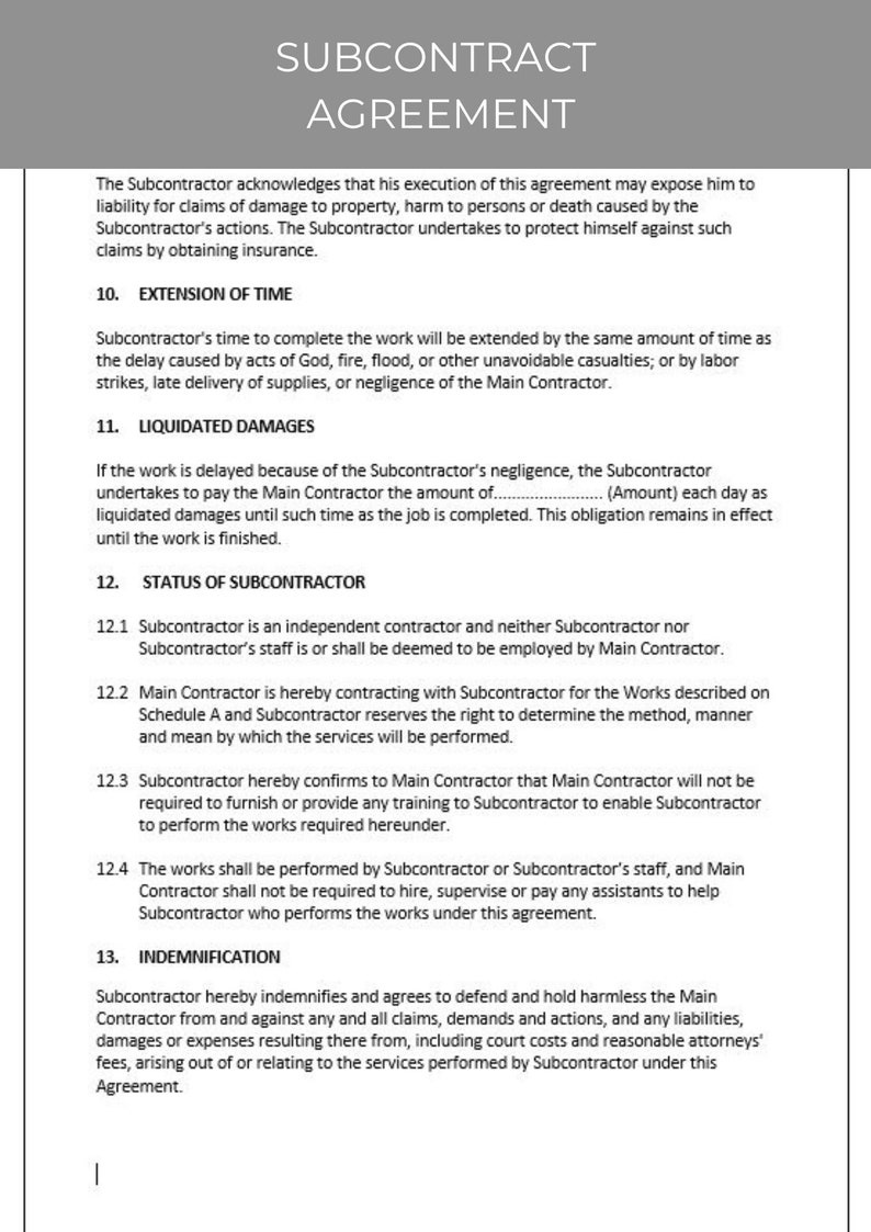 Subcontract Agreement - Etsy