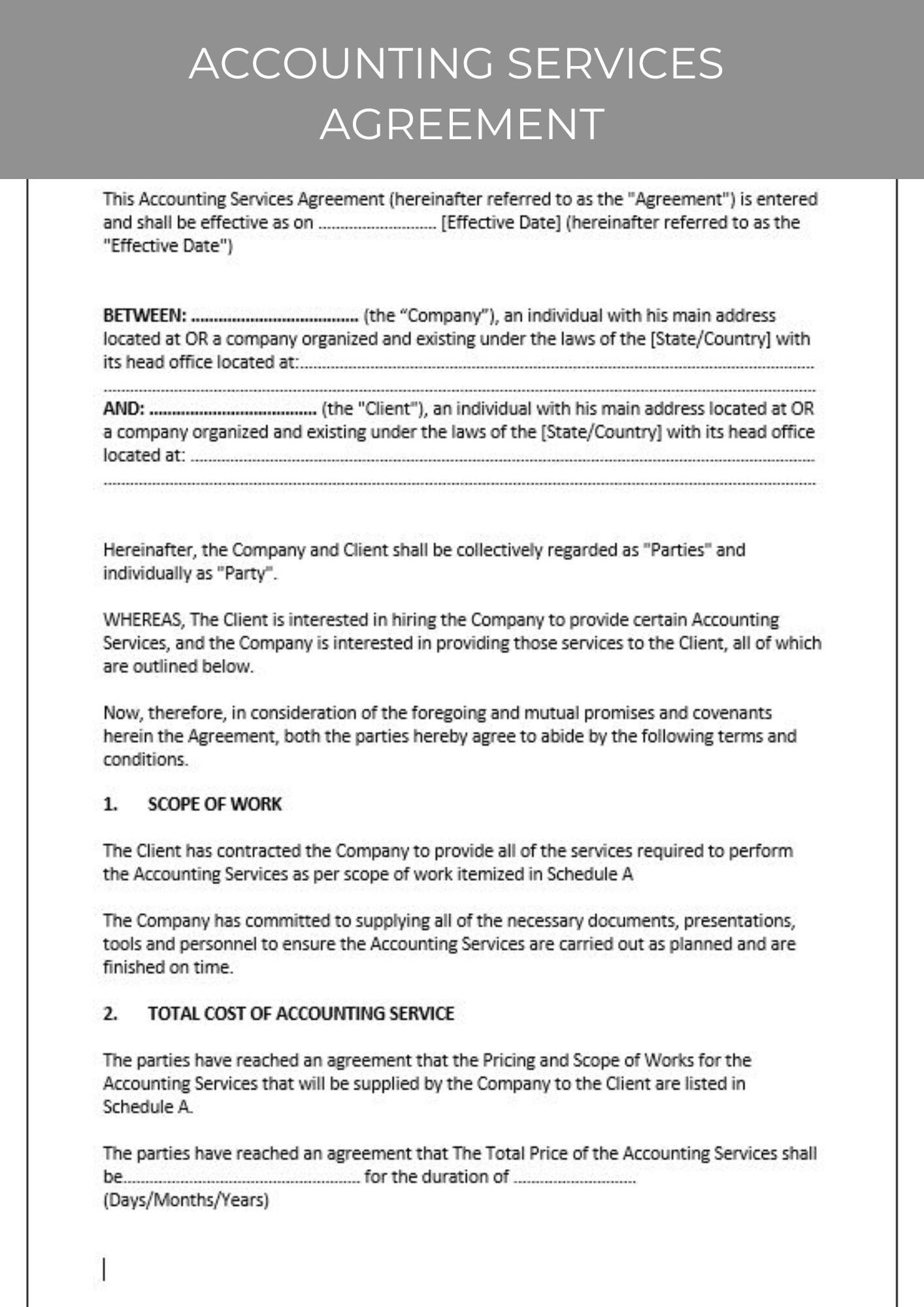 Accounting Services Agreement - Etsy