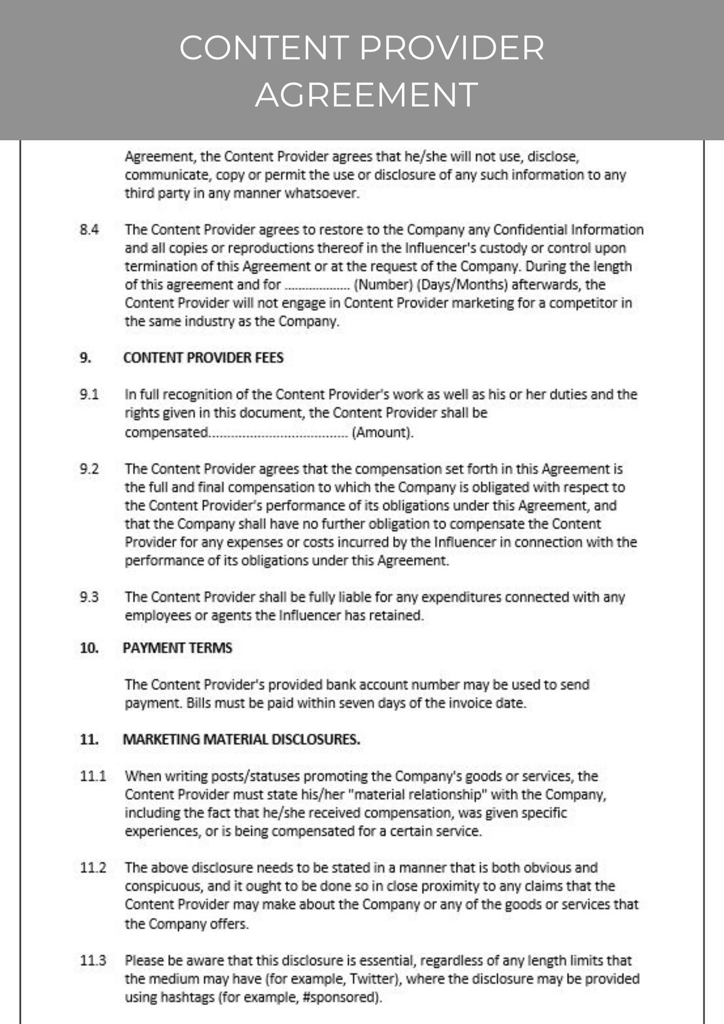 Content Provider Agreement - Etsy