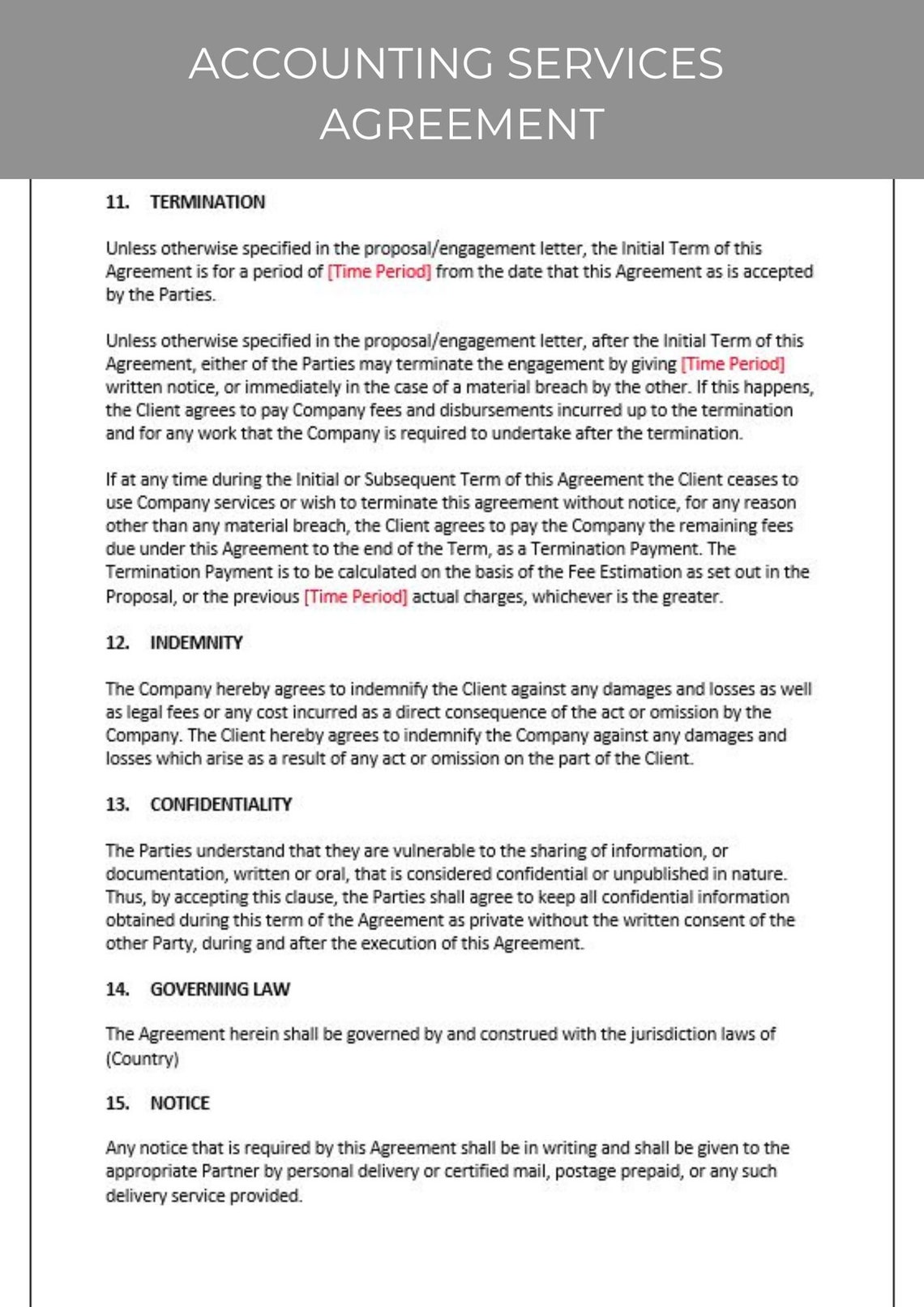 Accounting Services Agreement - Etsy