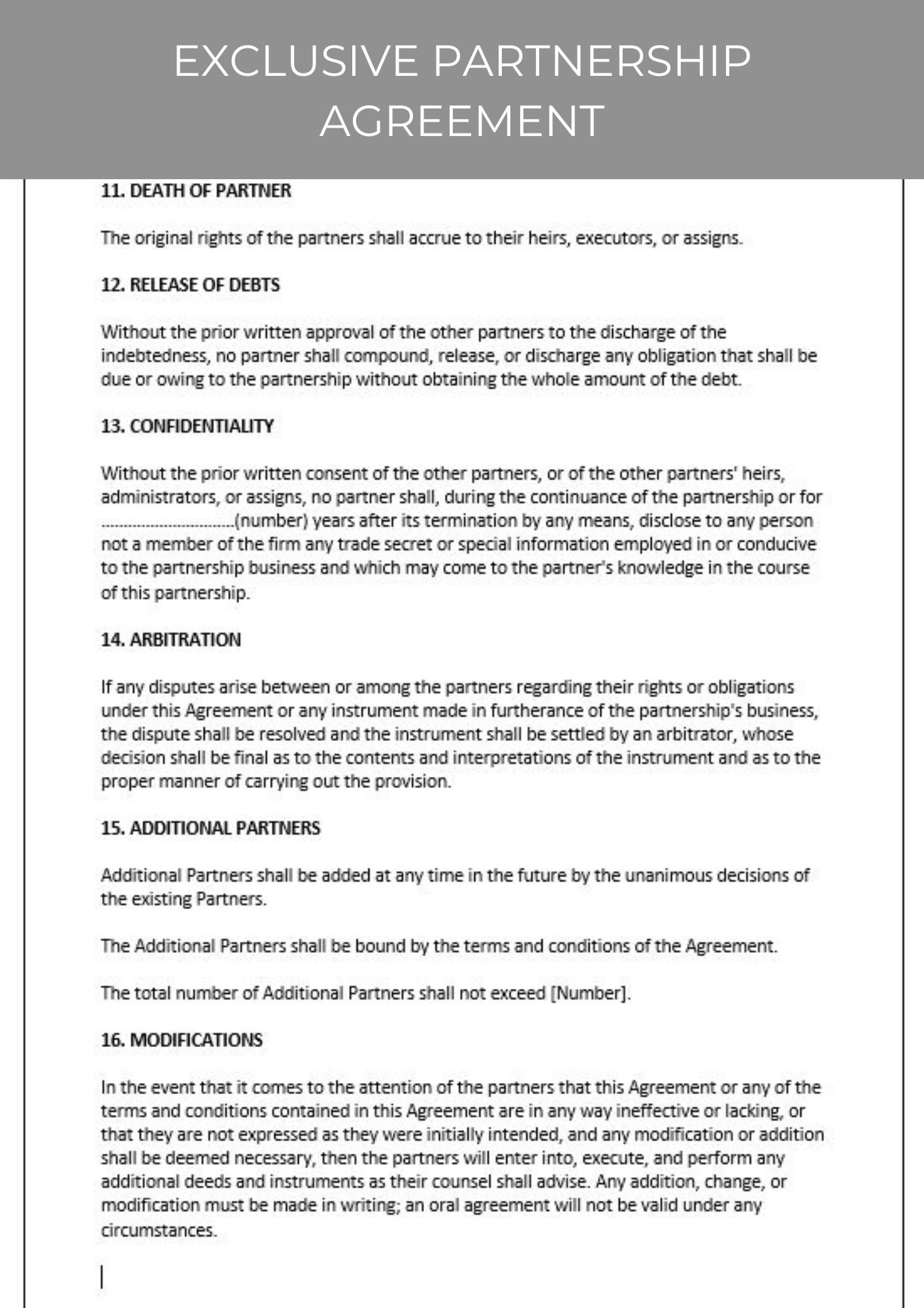 Exclusive Partnership Agreement - Etsy