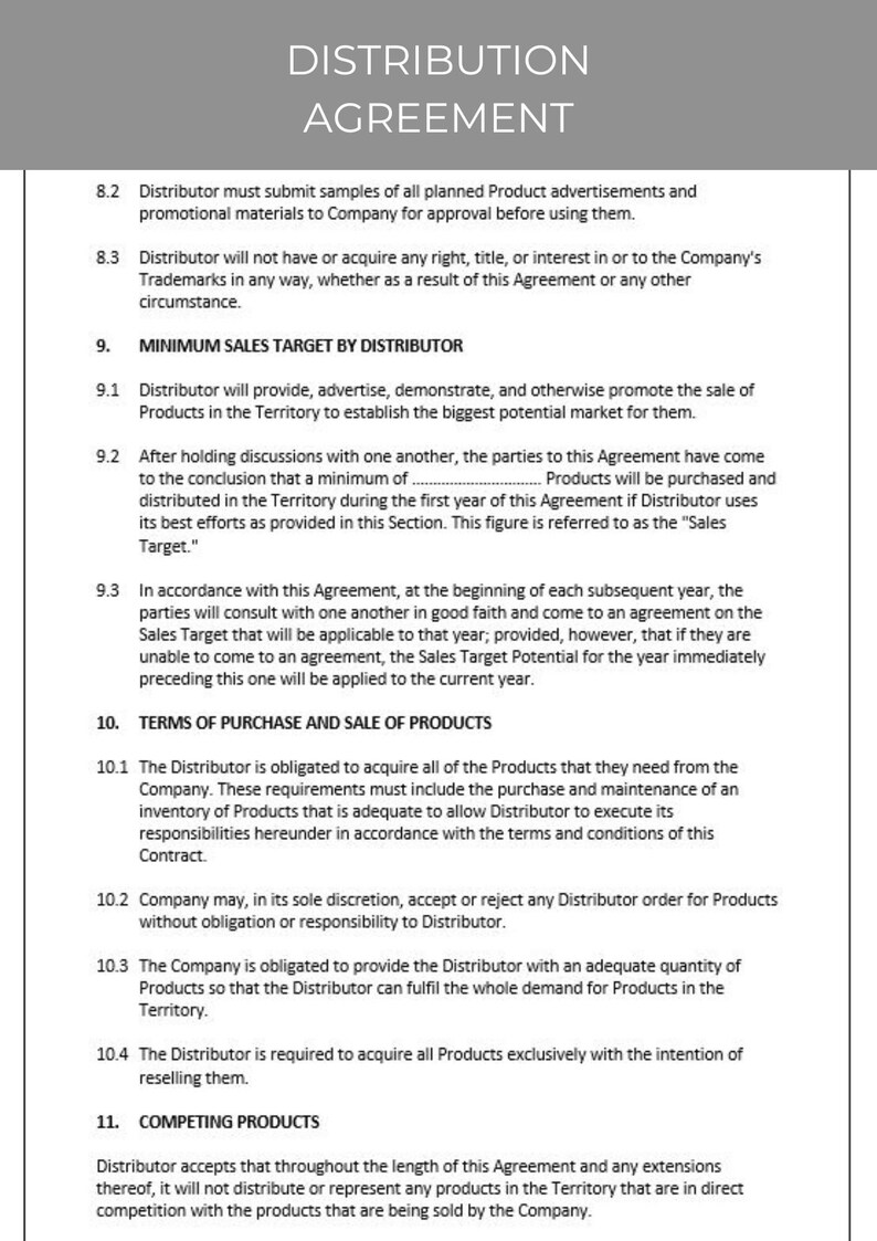 Distribution Agreement - Etsy