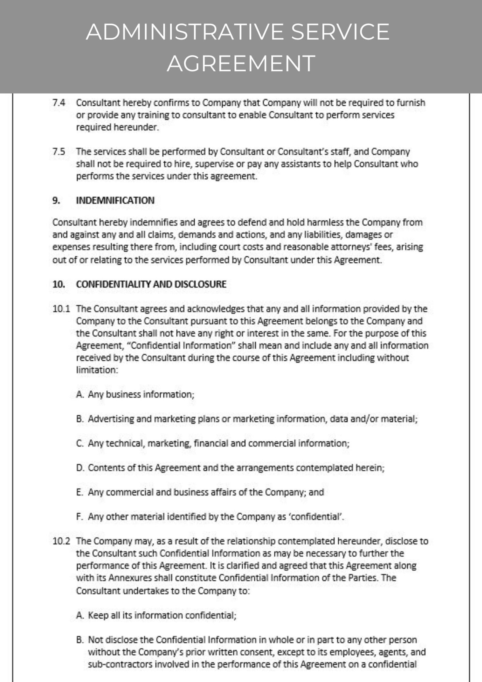 Administrative Services Agreement - Etsy