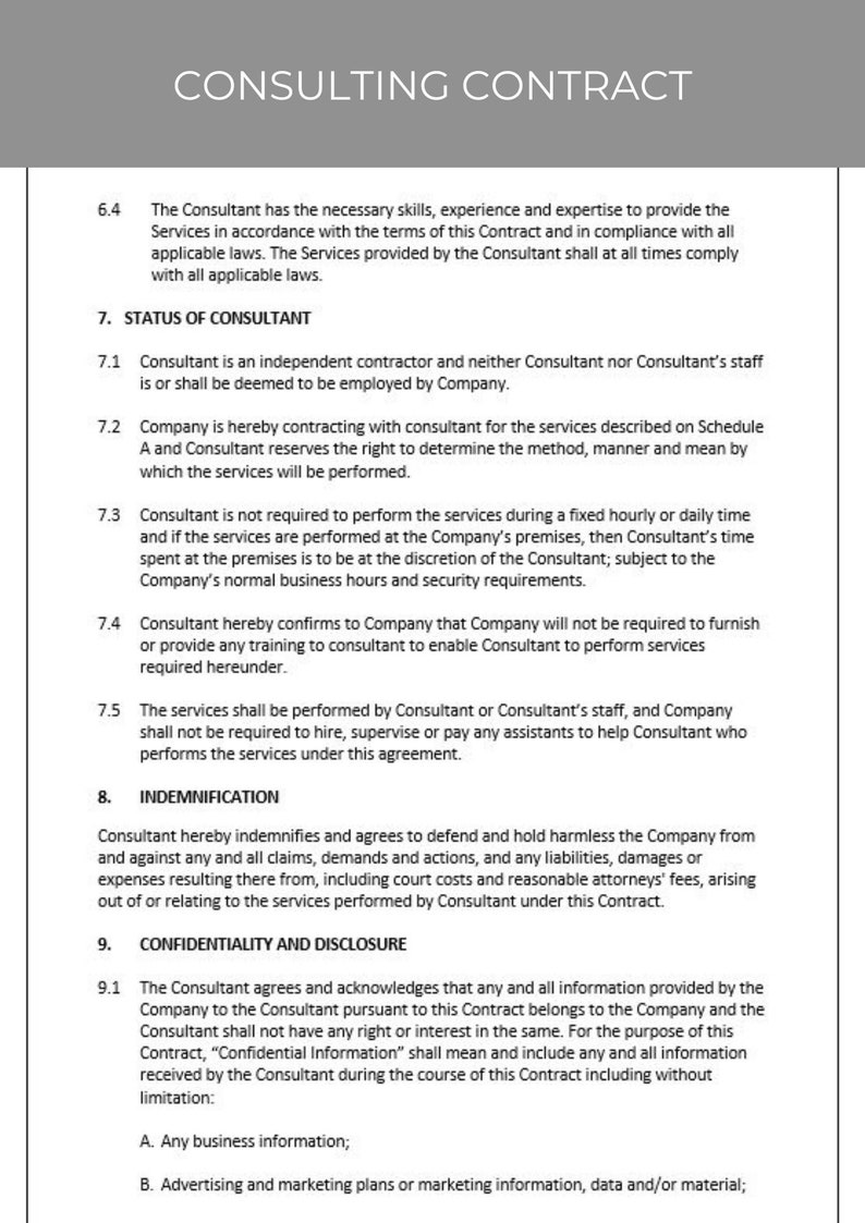 Consulting Contract - Etsy