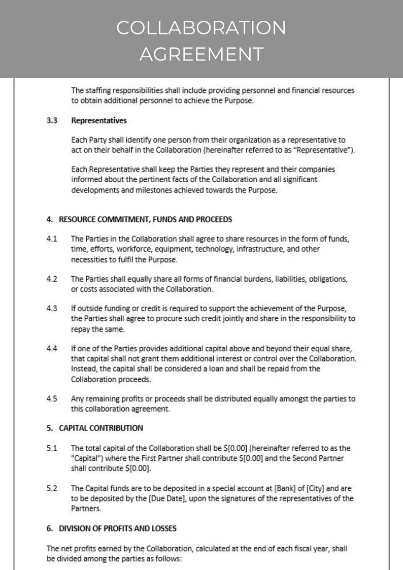 Collaboration Agreement - Etsy