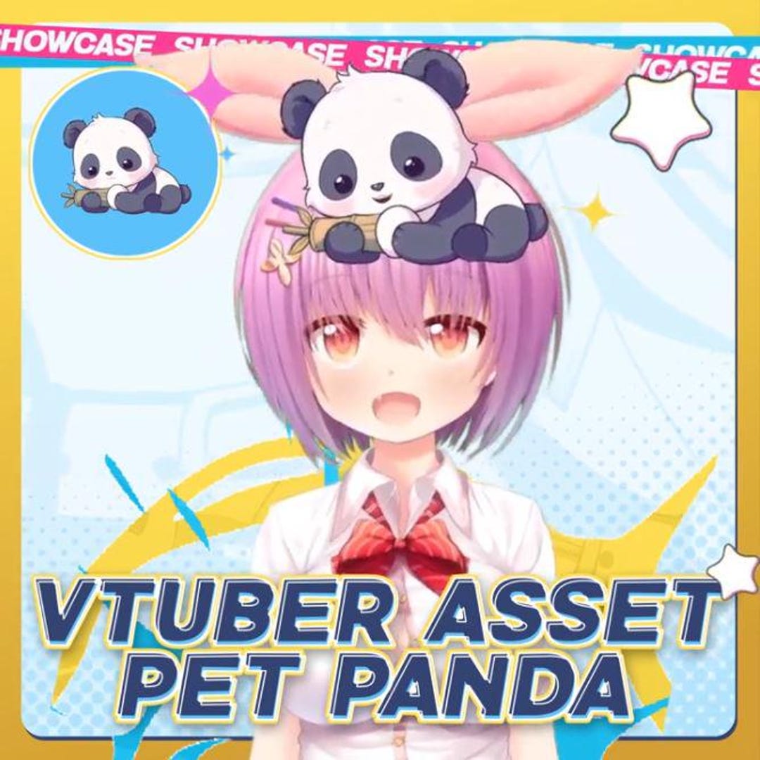 Live2d Vtuber Pet Panda Asset | Stream-ready Twitch Companion - Etsy