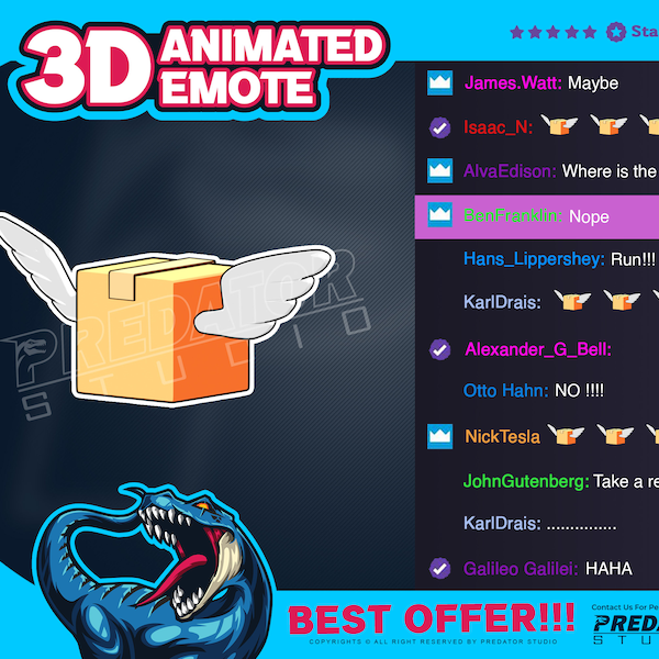 Flying Emotes - Etsy