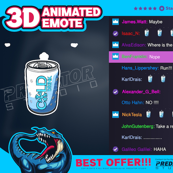 Twitch Cold Emotes - Etsy New Zealand