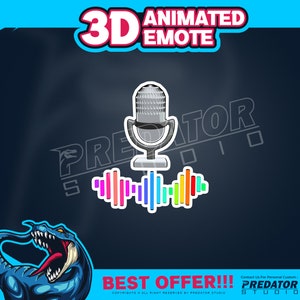 3D Animated Emote, Kick Emote, Twitch Emote, Virtual Reality, Twitch ...