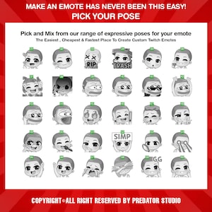 Exclusive Custom Chibi Twitch Emotes - Elevate Your Stream With Unique ...