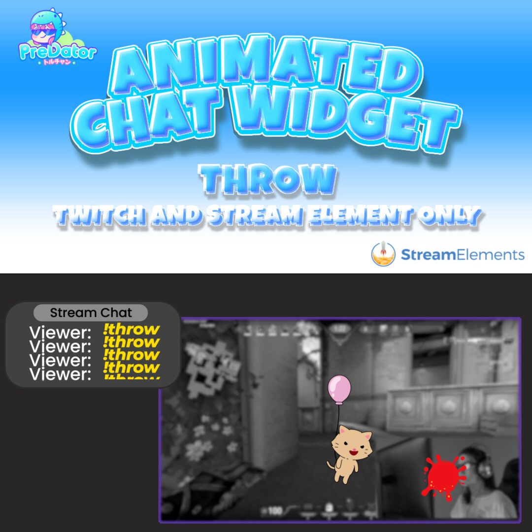 Real-time Animated Chat for Twitch - Boost Stream Engagement - Throw ...