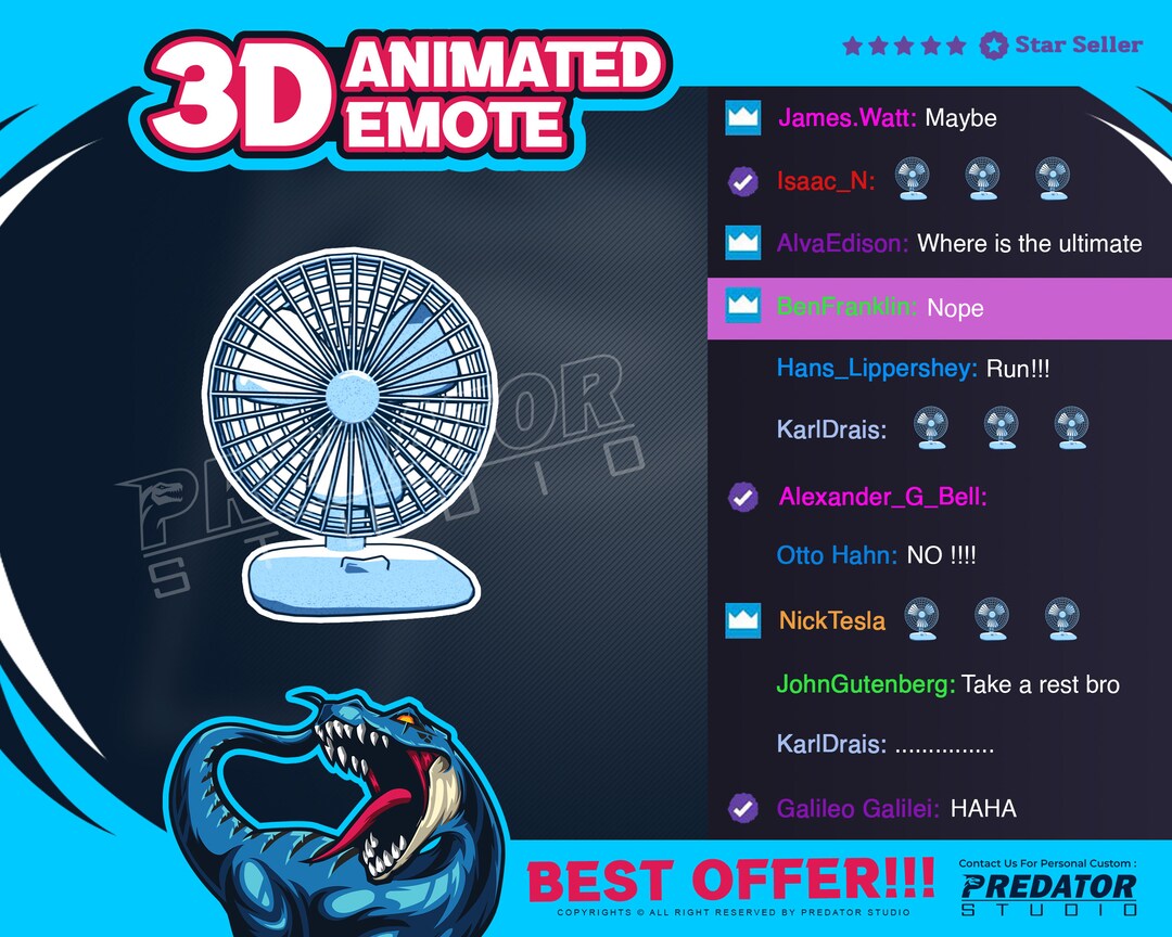3D Animated Emote, Cute Emotes, Twitch Sub Emotes, Game Emote, Emote ...
