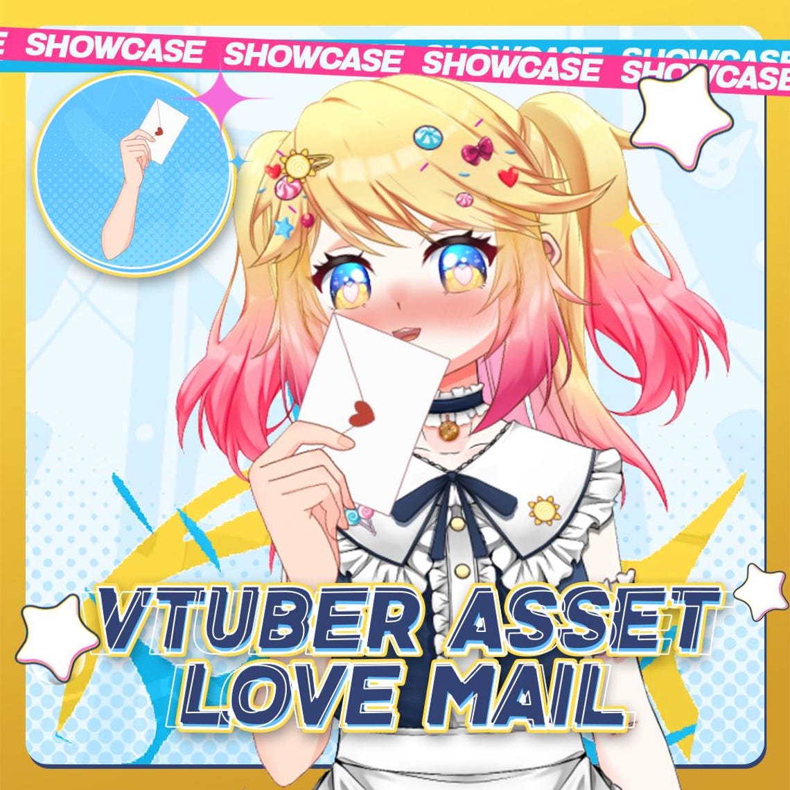 Vtuber Love Letter Asset: Handheld Prop for Live2d Model - Etsy