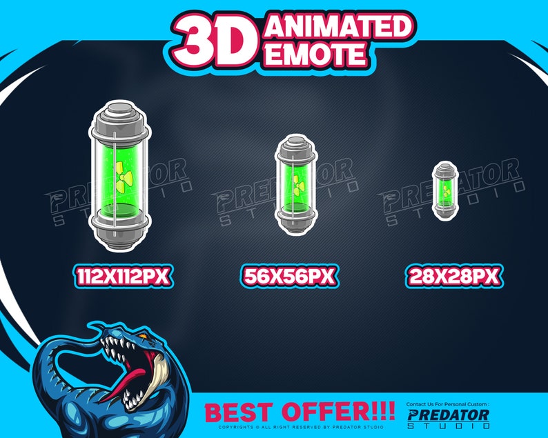 3D Animated Emote, Twitch Emote, Kick Emote, Funny Emotes, Emote ...