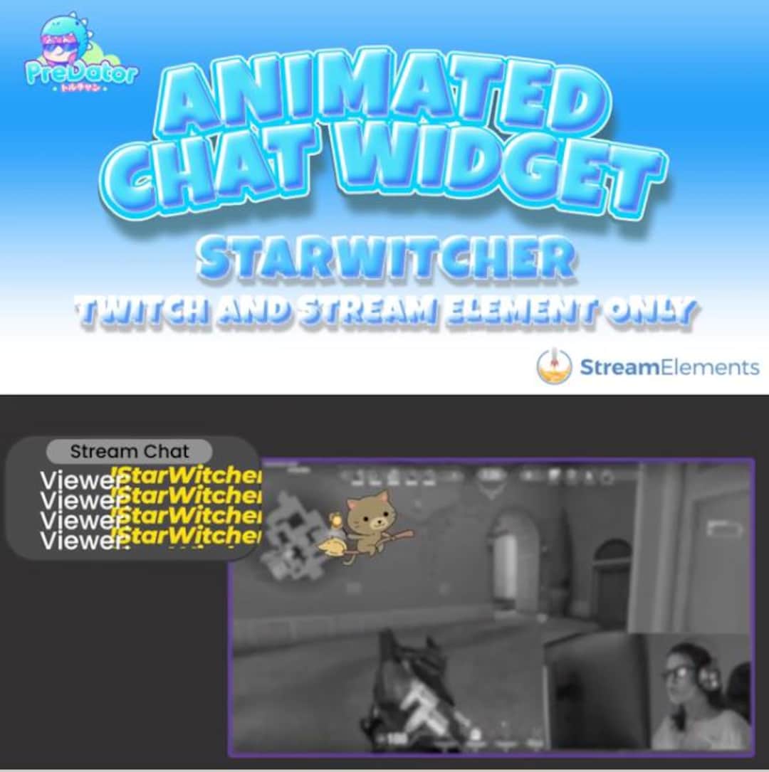 Supercharge Viewer Interaction | Animated Twitch Chat Widget | Star ...