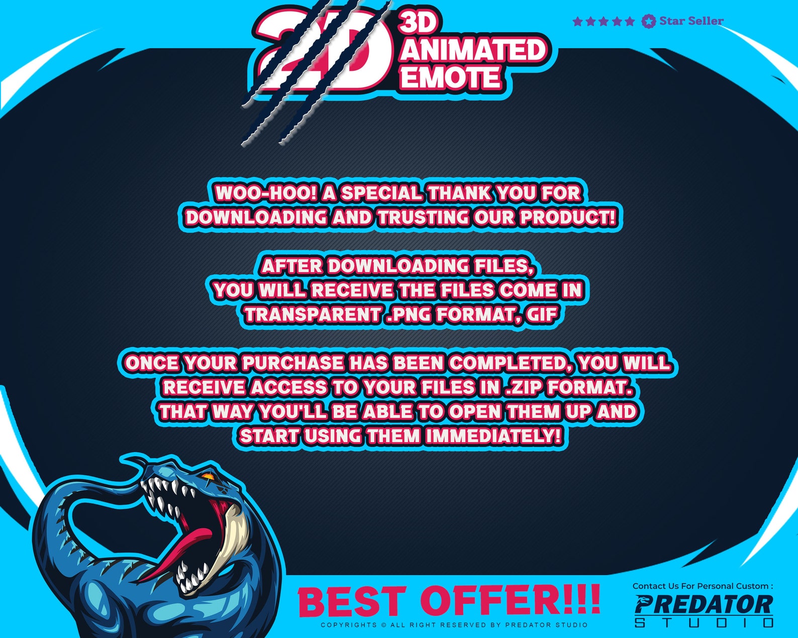 3D Animated Emote Game Emote Cute Emotes Discord Emotes - Etsy