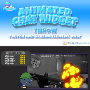 Twitch Animated Chat Widget TNT for Bring Life to Your Twitch Channel ...