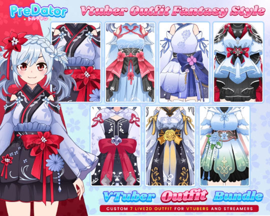 Fantasy Vtuber Designs for Magical Streams : Complete Rigging, 7 Chic ...