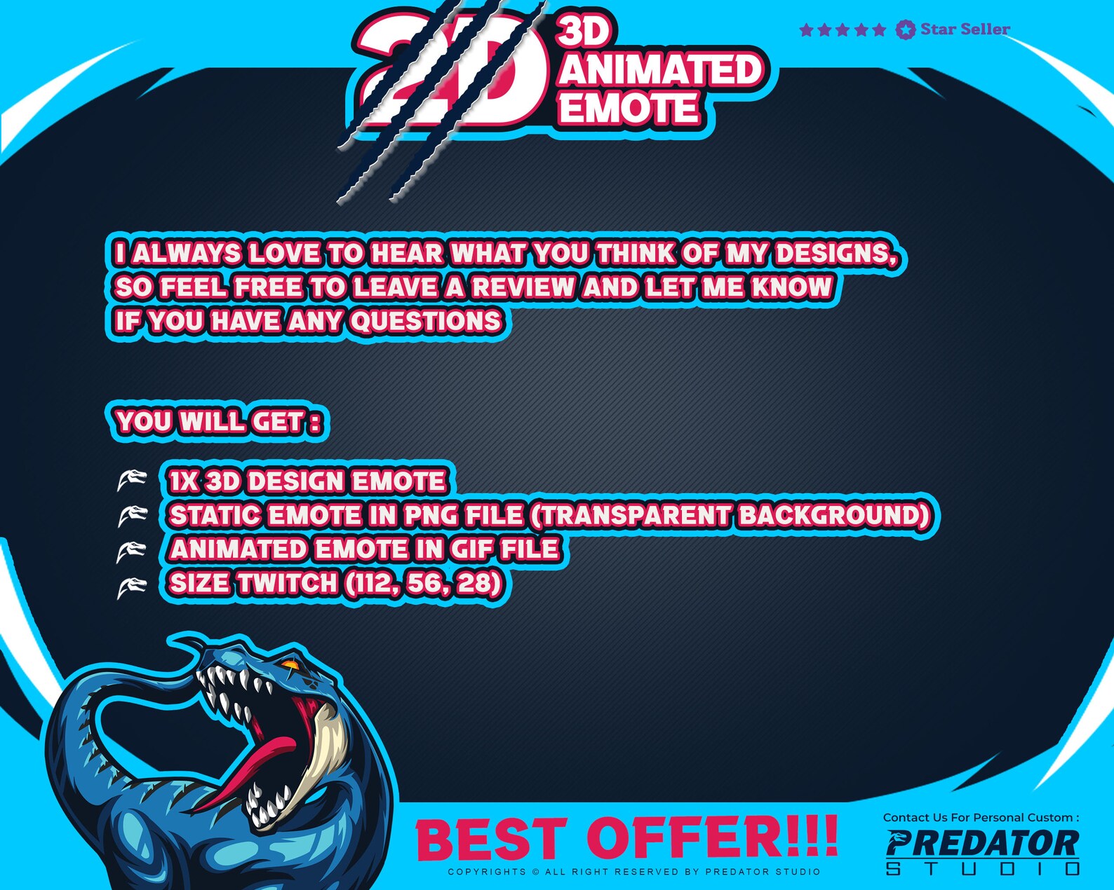 3D Animated Emote Game Emote Cute Emotes Discord Emotes - Etsy