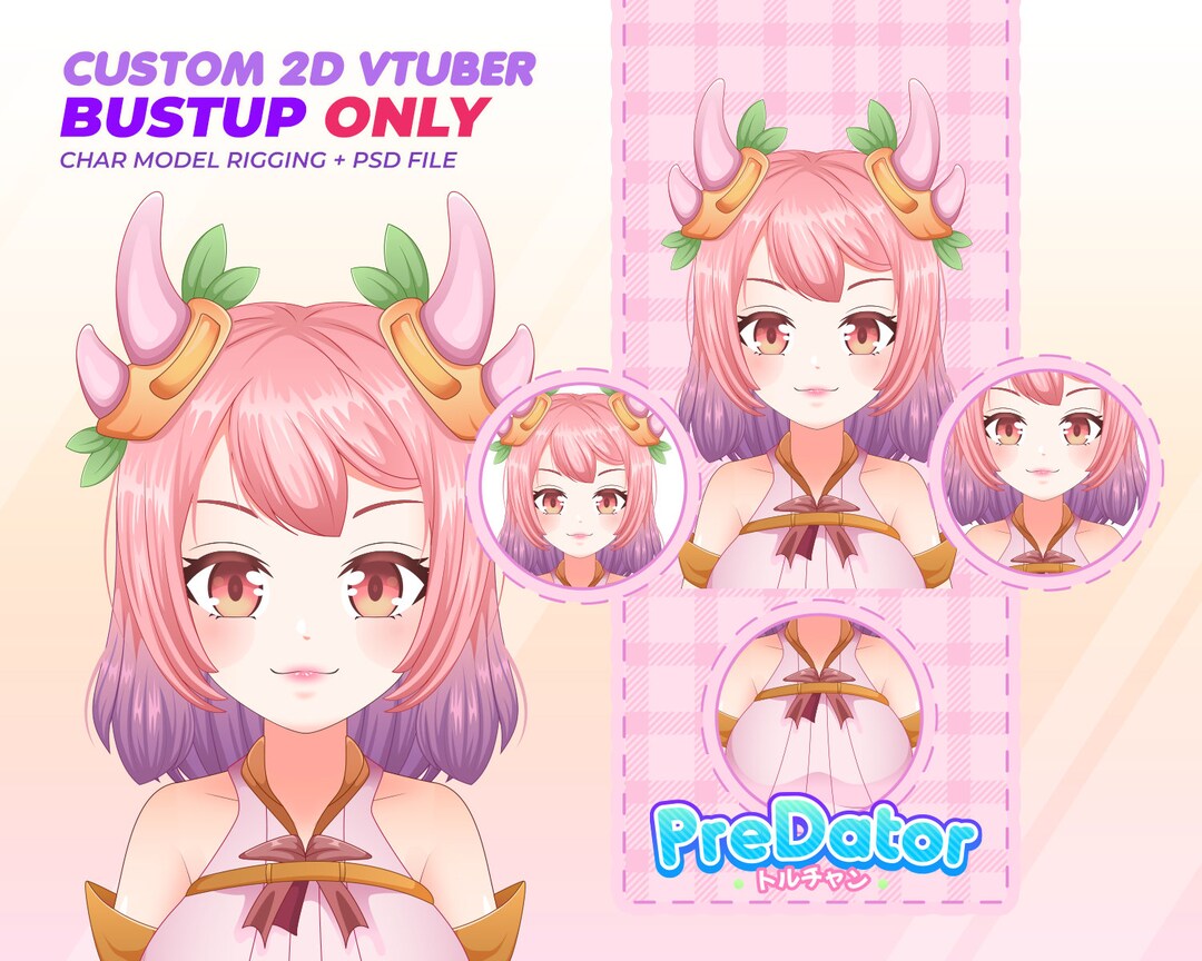 Custom Anime Vtuber Live2d | Bust-up Model With Rigging | Vtuber ... Custom Anime Vtuber Live2d | Bust-up Model With Rigging | Vtuber ...