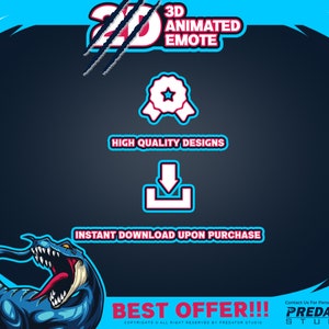 LOL Pear 3D Animated Emote, Kick Emote, Emotes Commission, Streamer ...