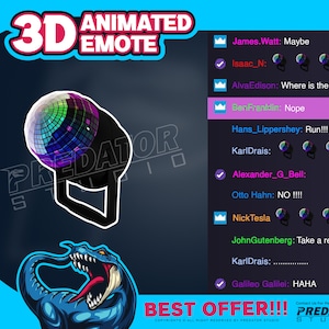 3D Animated Emote, Discord Emotes, Twitch Emote, Custom Emotes, Emote ...