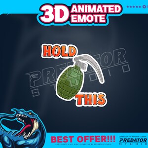 3D Animated Emote, Twitch Sub Emotes, Kick Emote - Take Your Twitch ...