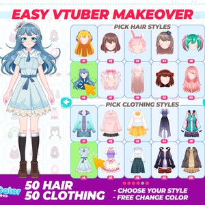 Personalized Vtuber Template: Customize to Your Preferred Look and ...