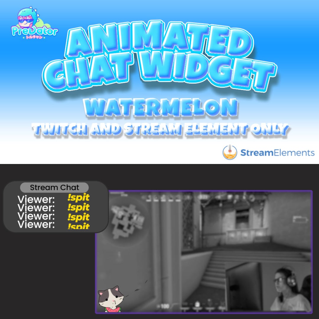 Twitch Chat Box Widget - Real-time Chat Display for Streamers - Spit ...