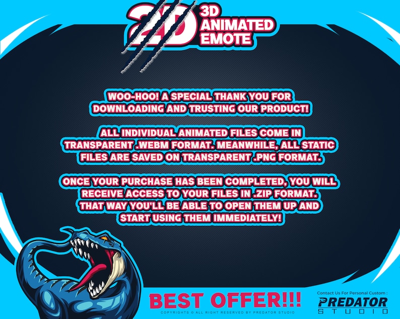 Copium 3D Animated Emote: Streamer Twitch/kick Emote - Etsy