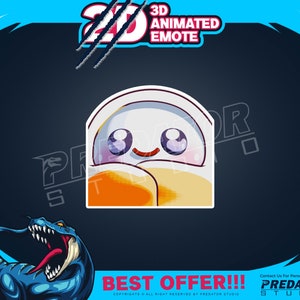 Blanket 3D Animated Emote, Emotes, Kick Emote, Emote Commission, Stream ...