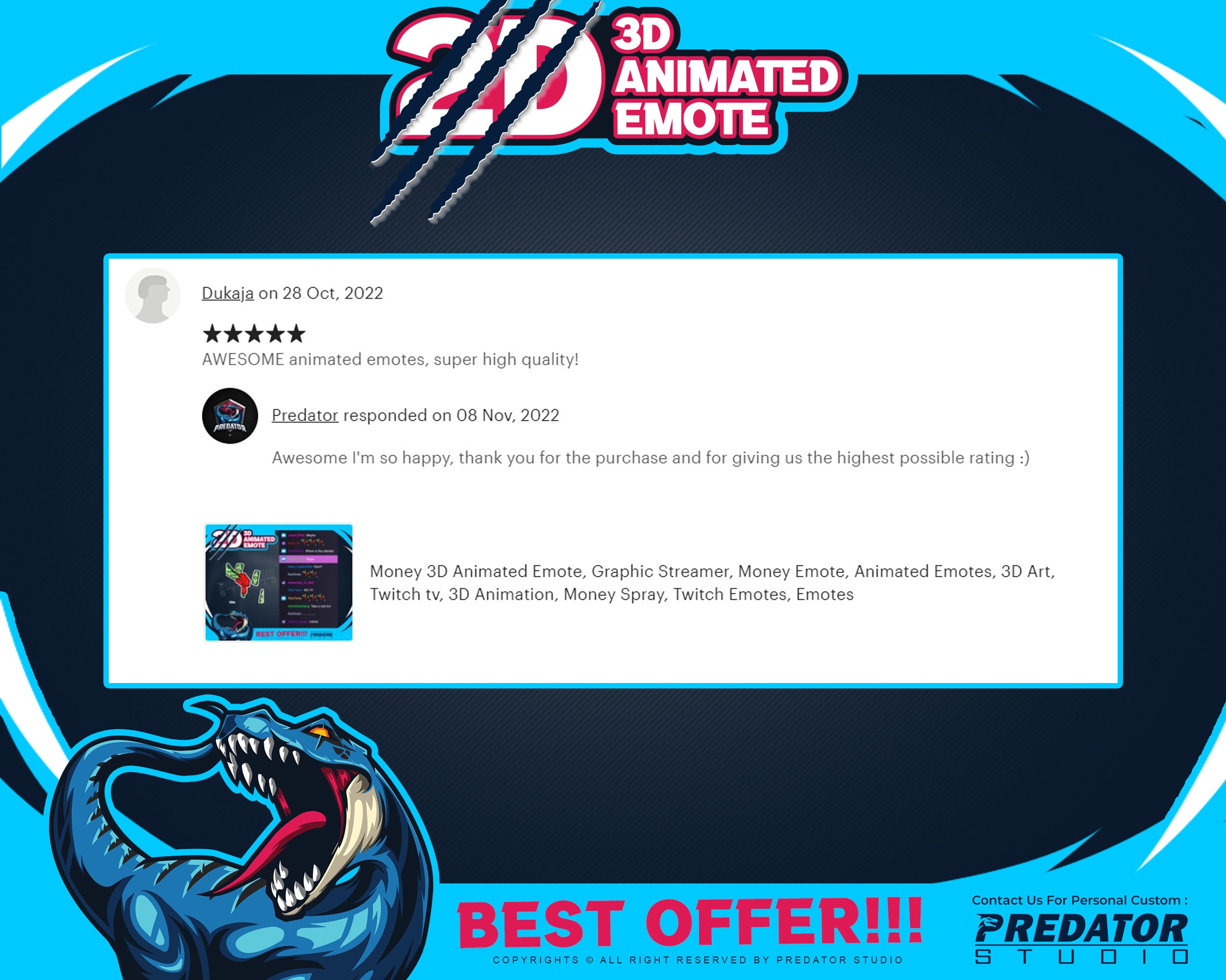 EZ Keyboard 3D Animated Emote Keyboard Emote Twitch Emote - Etsy